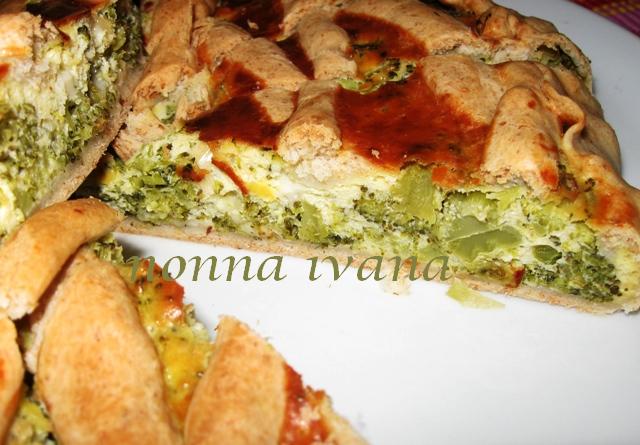 PIE con BROCCOLI, RICOTTA, PROVOLONE....una DOMENICA in famiglia!!!