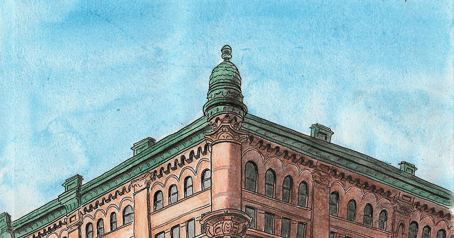 Chris Brown's Sketch House: Roosevelt Building