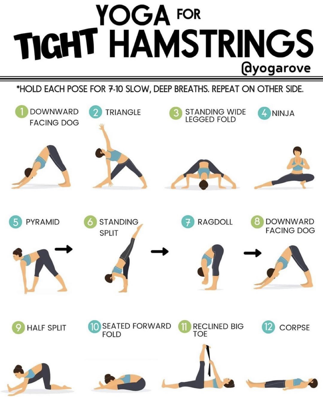 Yoga Poses for Tight Hamstrings