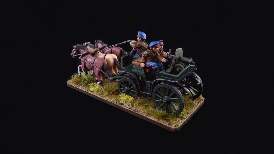 Analogue Hobbies: 28mm Russian Civil War 'Tachanka' Machine-gun Wagon