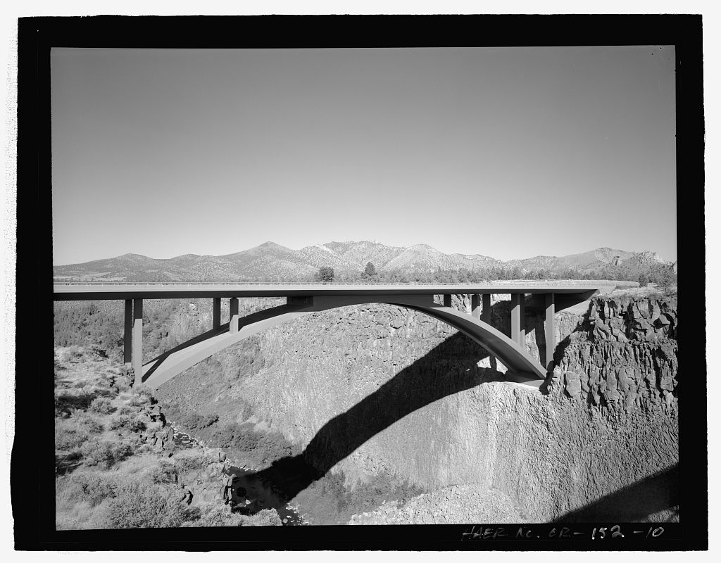 Industrial History: Three Bridges over Crooked River Canyon near ...