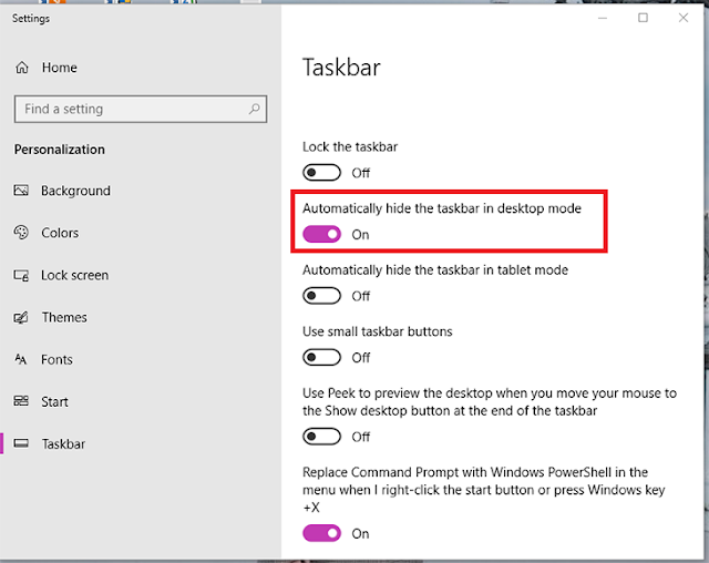 How to automatically hide the Taskbar on Windows 10 - Windows Basics