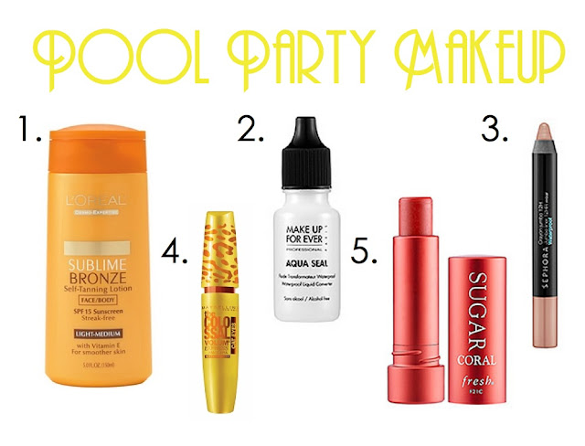 How to Achieve a Makeup Look for a Pool Party - College Gloss