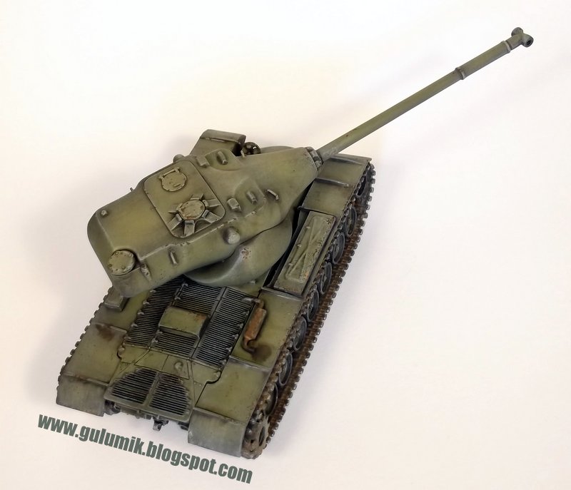 Gulumik Military Models: T-58 US Heavy Tank 1/72 - Gallery