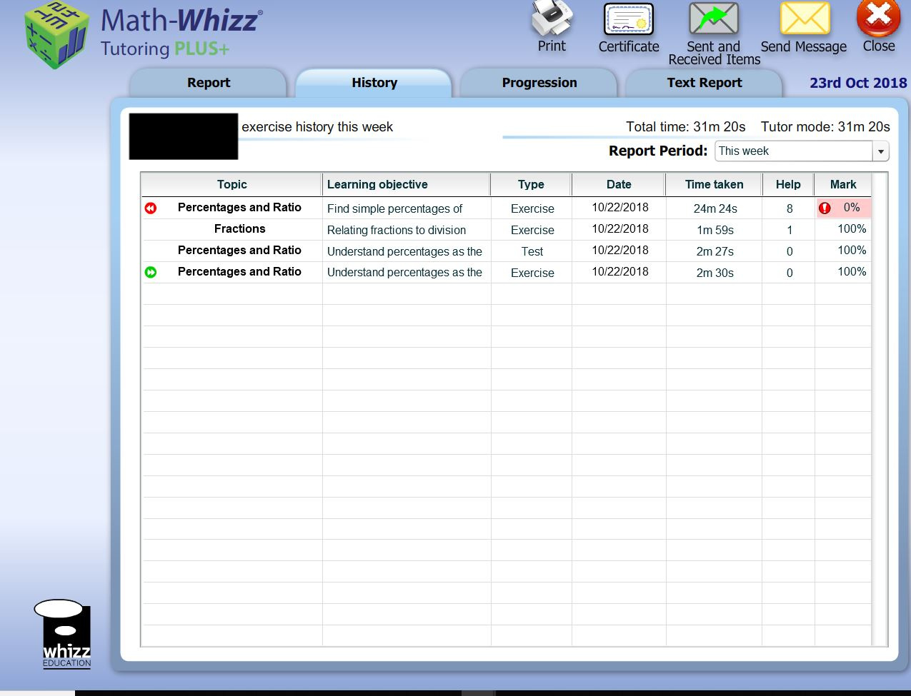 Little Homeschool on the Prairie: Review: Math-Whizz from Whizz Education