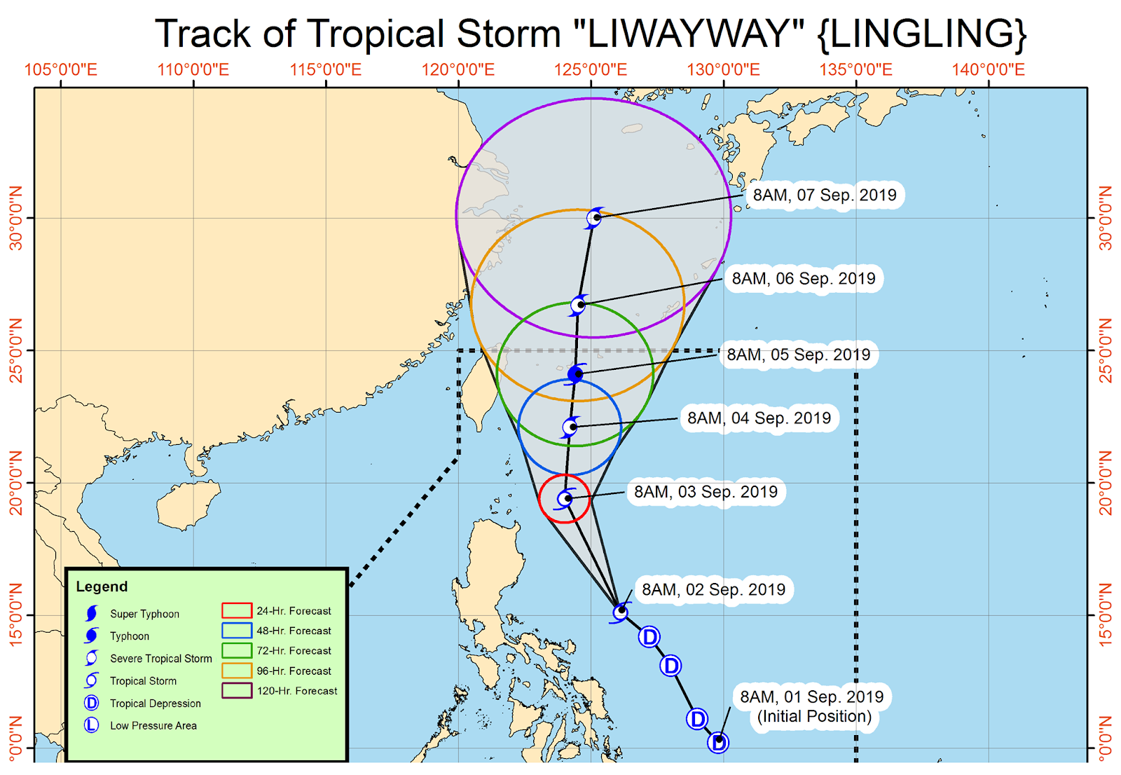 Signal No. 1 raised over Batanes due Tropical Storm Liwayway ...