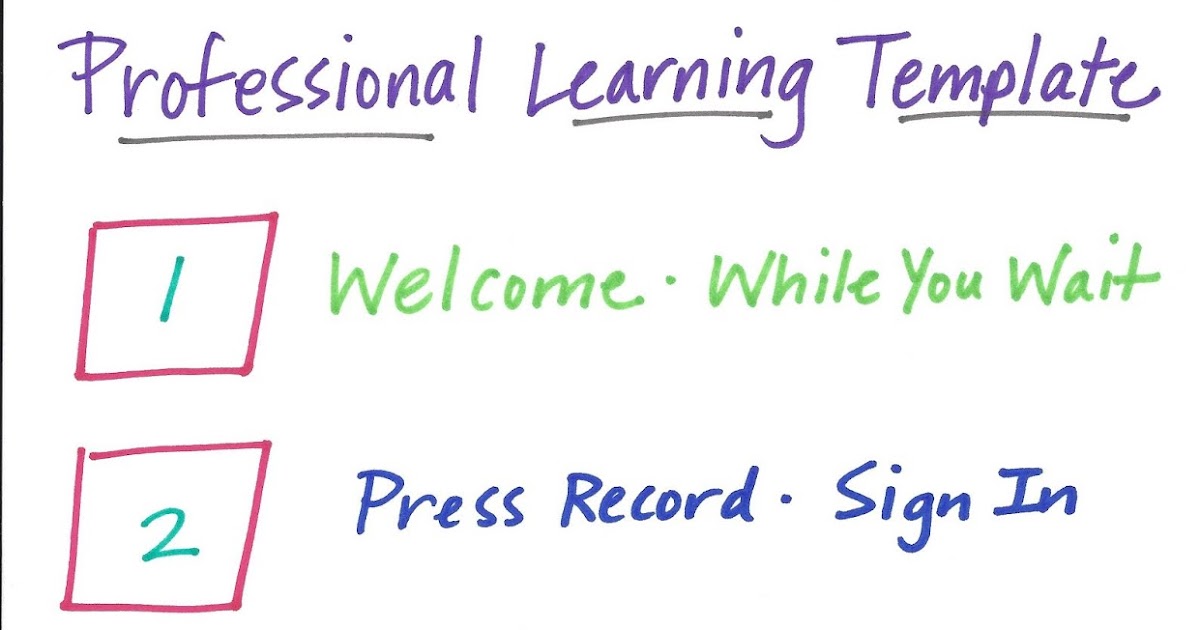 Virtual Professional Learning Session Template | The Coaching ...