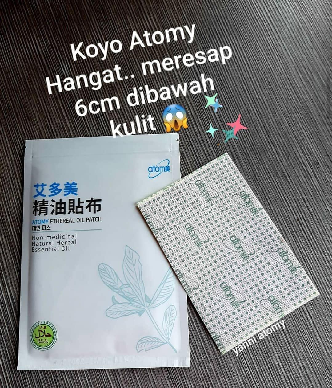 Atomy Herbal Patch. Atomy Ethereal Oil Patch. Made in Taiwan
