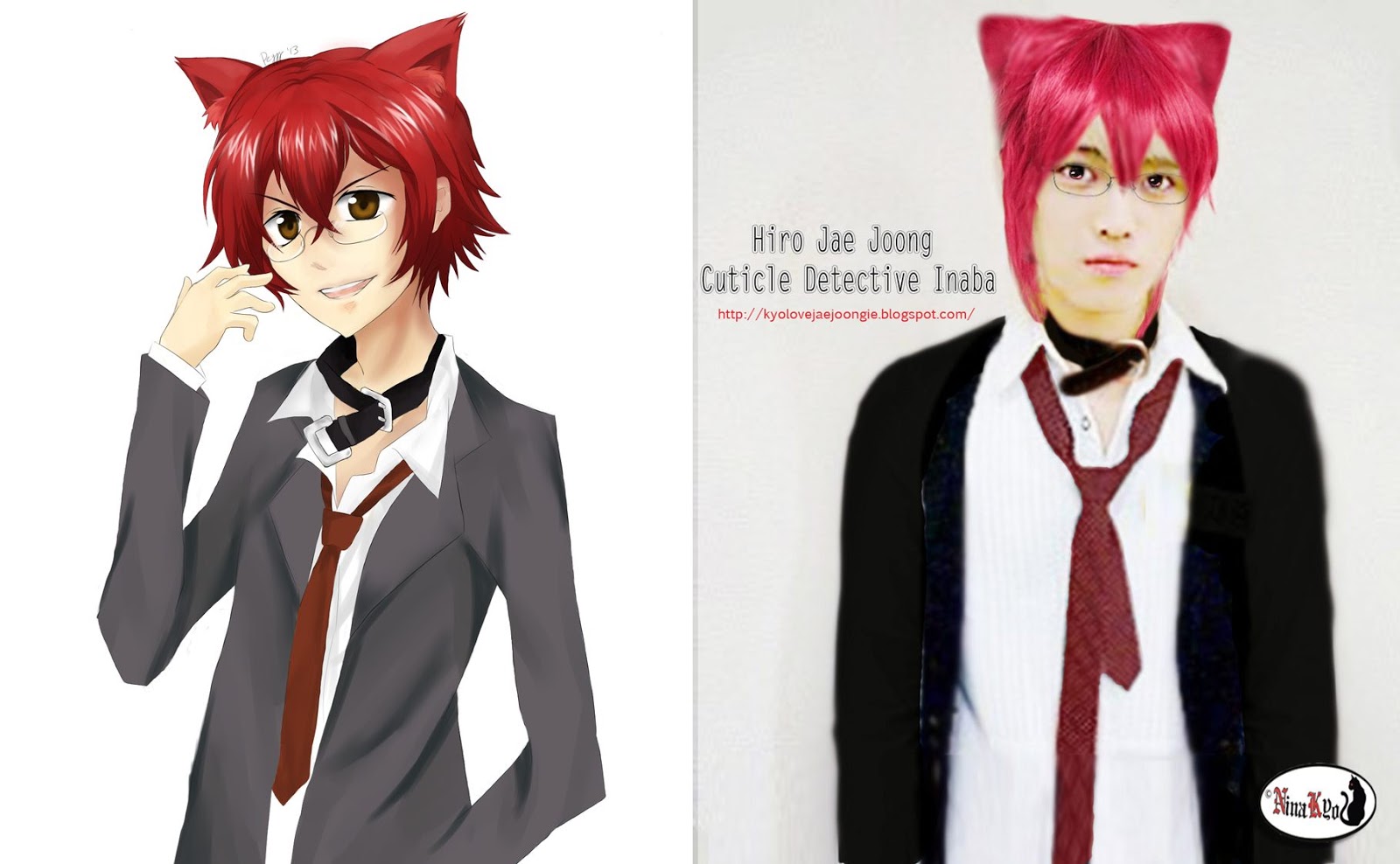 HIRO JAEJOONG in cuticle detective inaba FanArt by Nina Kyo | Kyo Love ...
