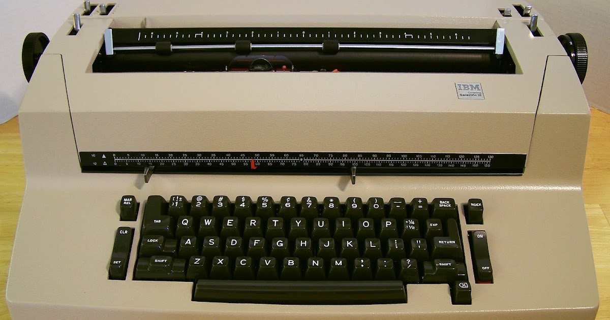 IBM Selectric Typewriters: Sandstone Beige Selectric II - Refurbished ...