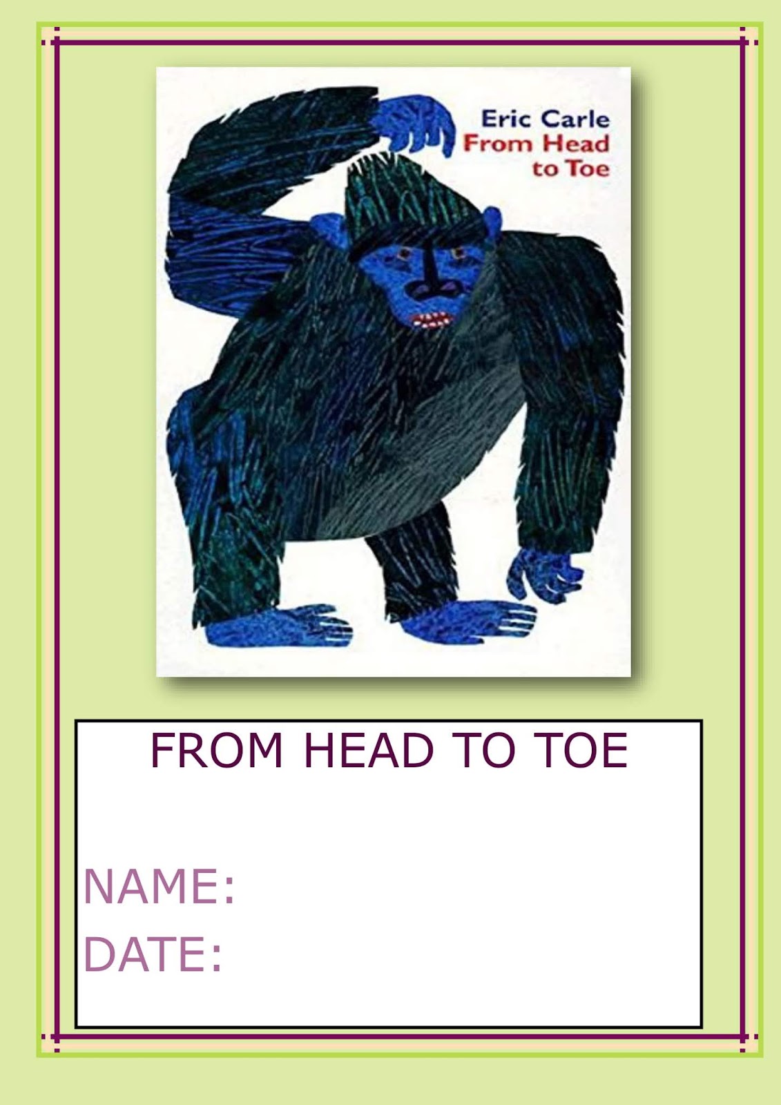 Blog de los segundos.: ANIMALS 3. From head to toe.