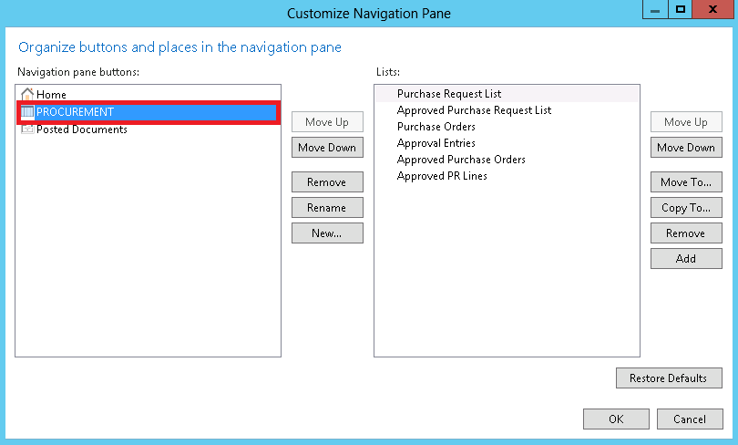 About Computer: Designing Navision Menu using Customize Navigation Pane
