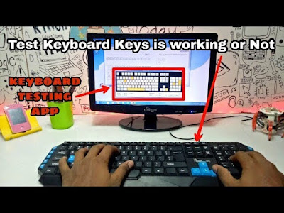 Check Keyboard Keys working or not Using Software