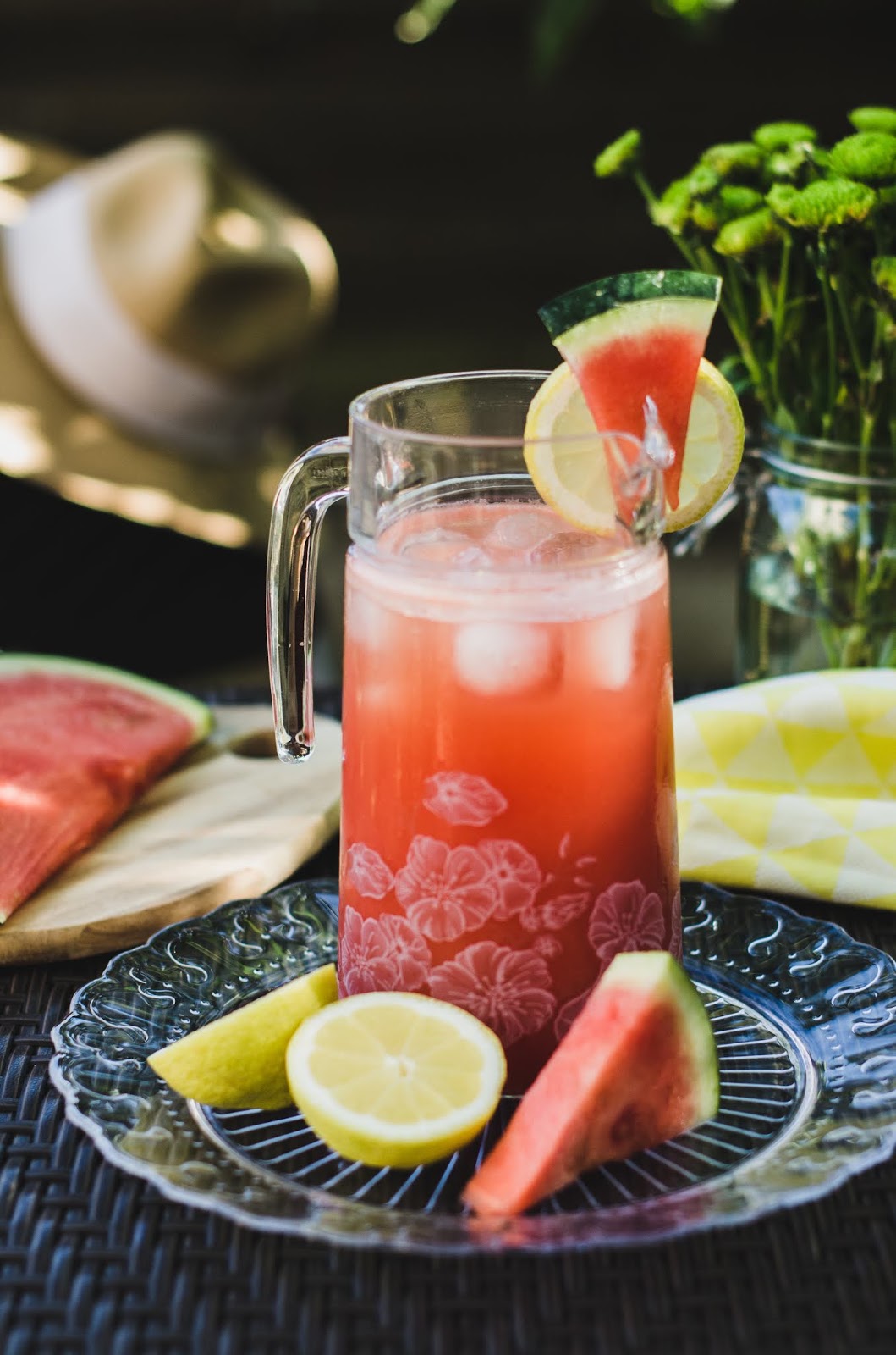 Cocktail pastèque citron - Cerise et Praline
