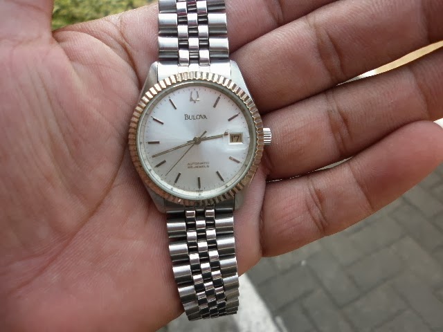 Jam tangan kuno antik dan MODERN: BULOVA Automatic Rolex style (TERJUAL)