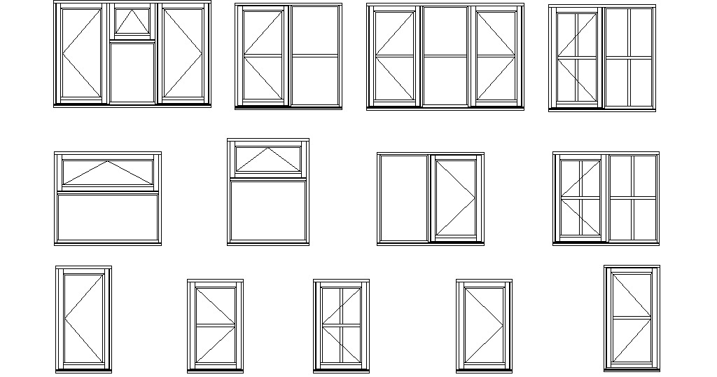 Window Elevation Dwg - kinajan