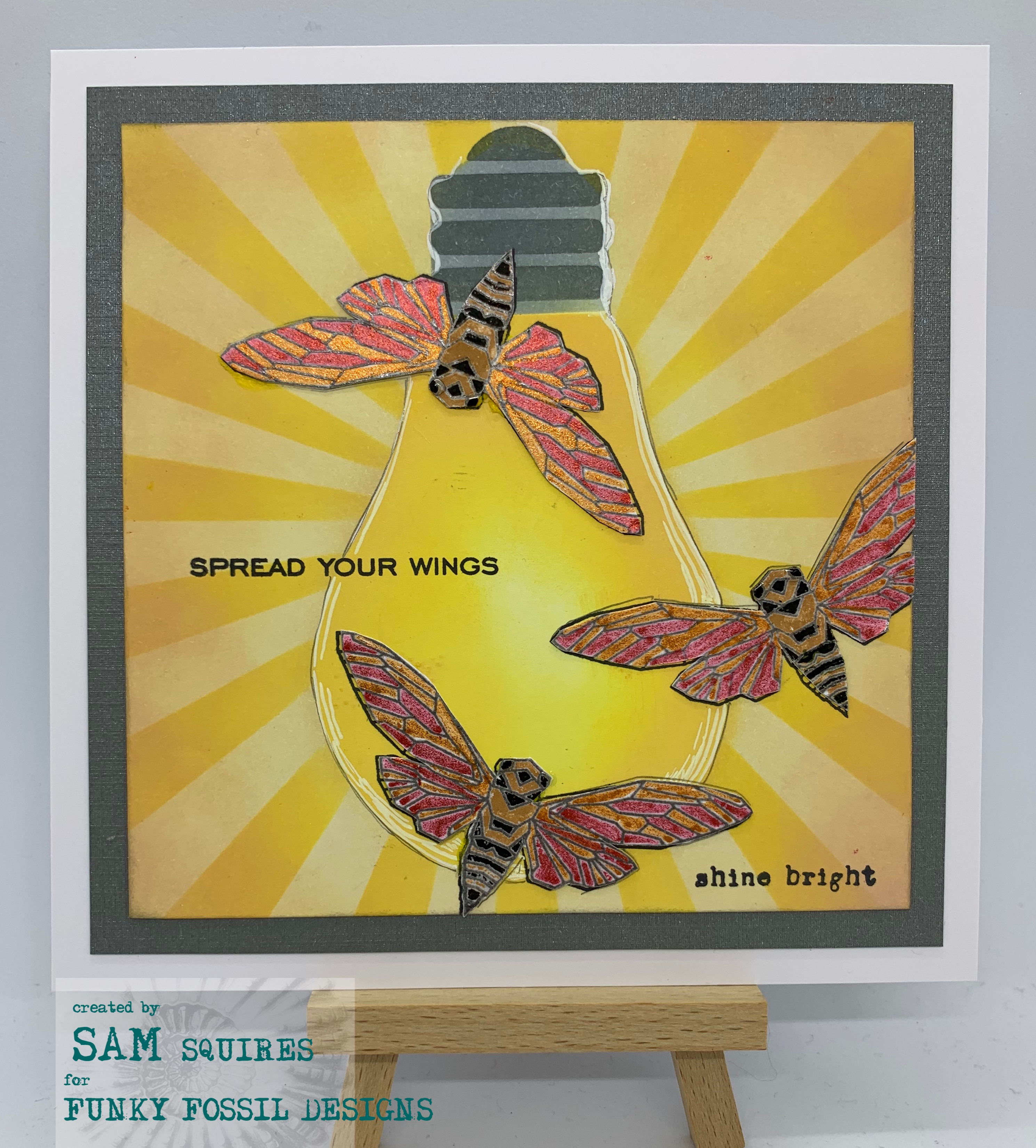 A Crafting Niche: Funky Fossil Designs New Stamp Preview - Geo Bugs