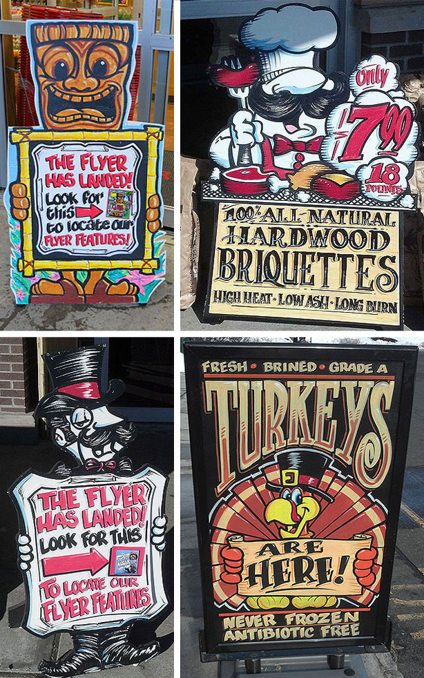 TRADER JOE'S SIGN ART