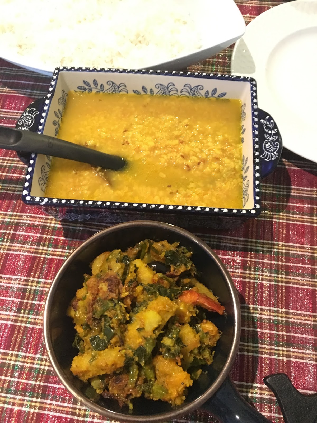Life Without Alu?: Pui Saag er Chochchori (Bengali recipe: Mixed ...