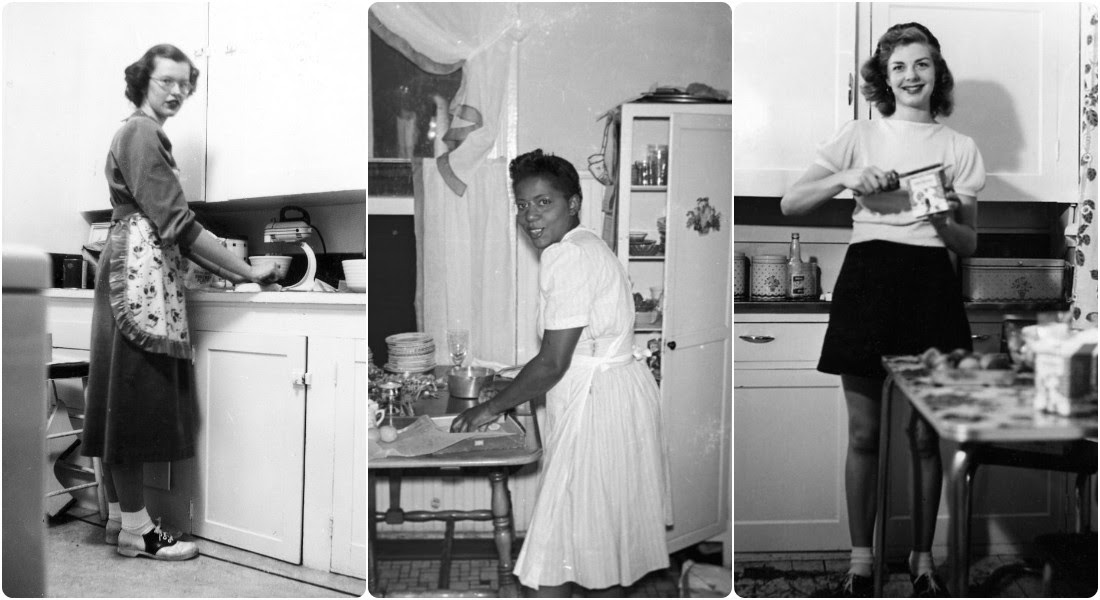30 Vintage Photos Capture People in Their Kitchens in the 1940s ...