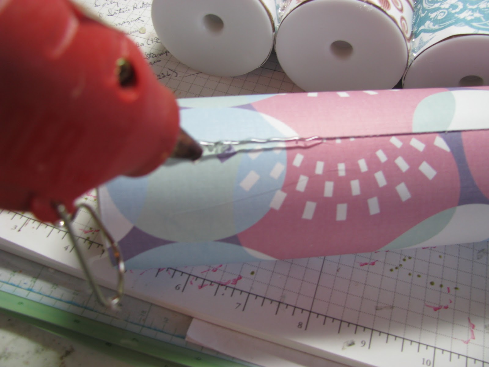 Scrap-a-doodle Stamping: Pyramid Pen/Marker Holder