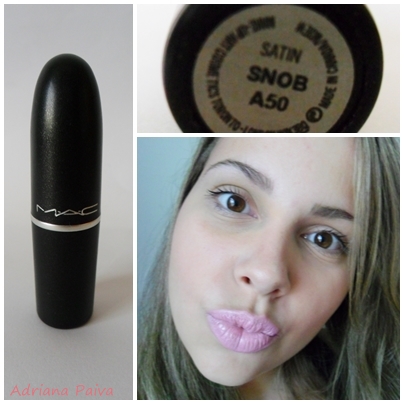 Dicas Da Drica: RESENHA BATOM SNOB DA MAC