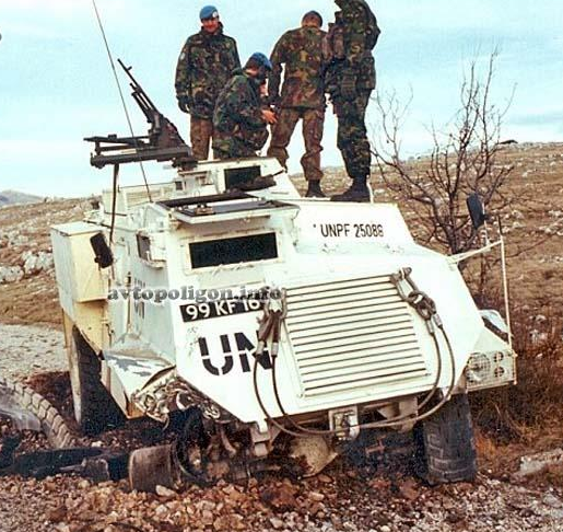 Armored Saxon, purchased for the Ukrainian Army has good anti-mine ...