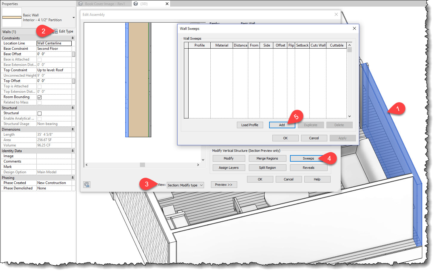 BIM Chapters: Creating Wall Baseboard in Revit - Option 1 BIM Chapters: Creating Wall Baseboard in Revit - Option 1