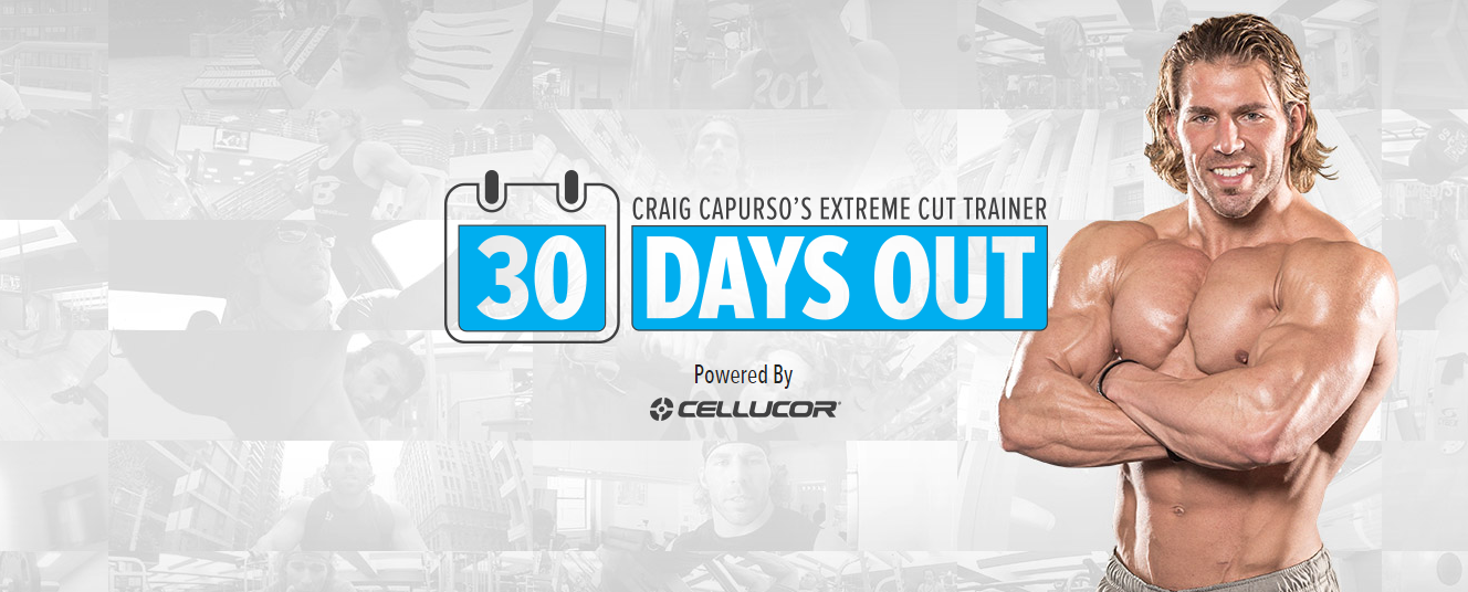 Bodybuilding Plan: 30 Days Out: Craig Capurso's Extreme Cut Trainer