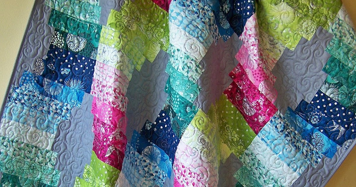 Busy Hands Quilts: Jelly Roll Waves Lap Quilt | Finished or Not Linky ...