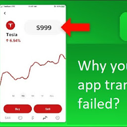 Cash App Payment Failed