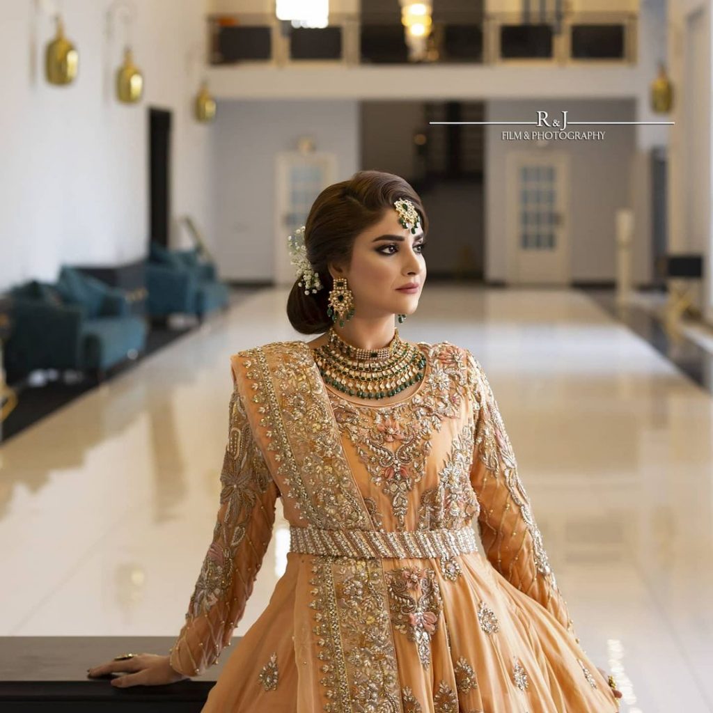 Aliya Ali Latest Bridal Shoot For Mohsaz Salon