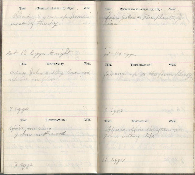 Heirlooms Reunited: April 1899 Entries in the Diary of John Foss ...
