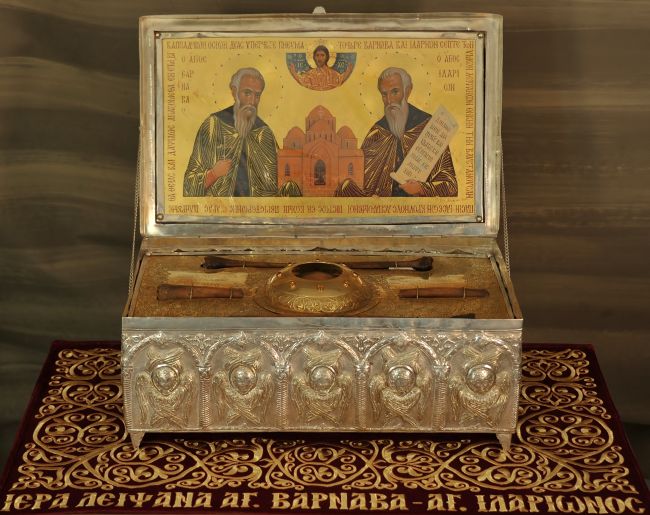 Greek Orthodox Religious Tourism: ΛΕΙΨΑΝΑ ΤΩΝ ΑΓΙΩΝ ΒΑΡΝΑΒΑ ΚΑΙ ...
