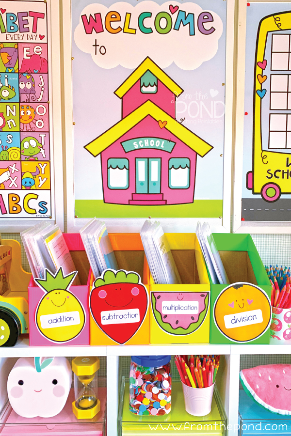 Classroom Labels | From the Pond