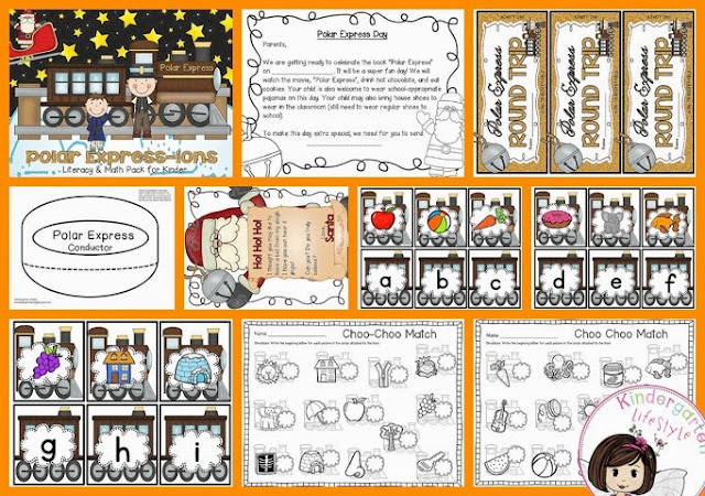 Kindergarten Lifestyle: Polar Express Time - FREEBIE