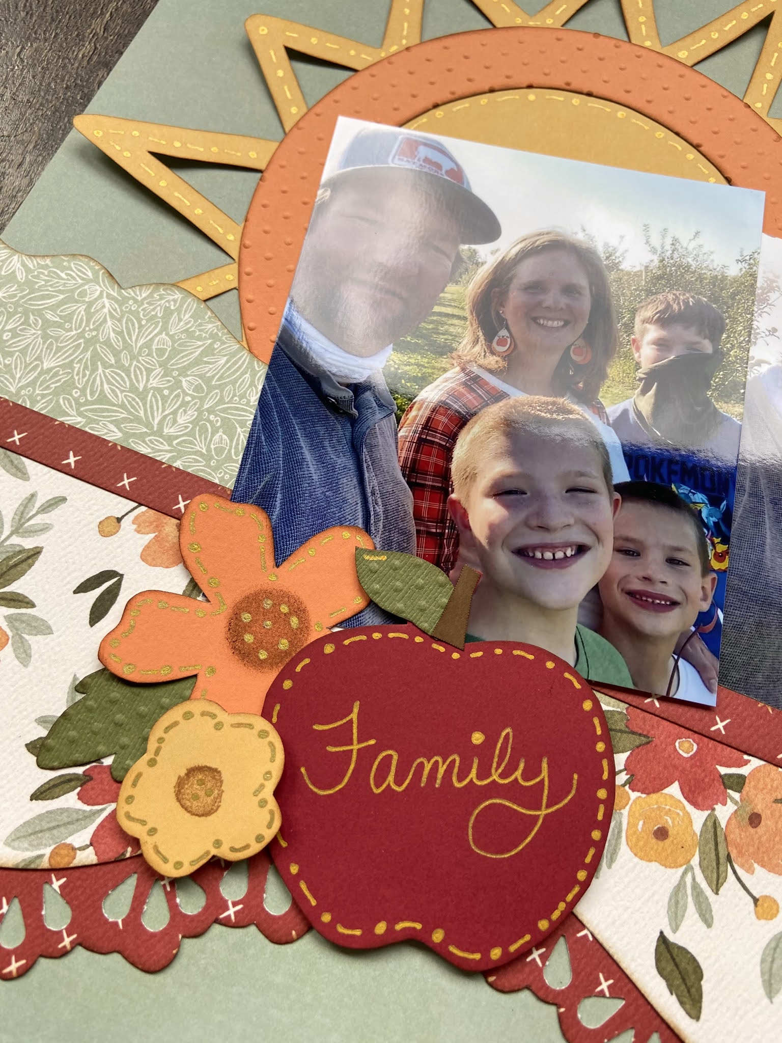 Apple Picking Scrapbook Layouts