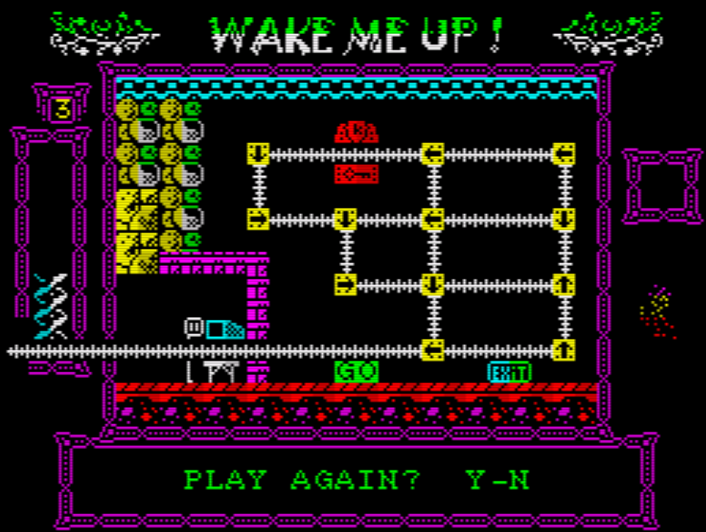 Indie Retro News: WAKE ME UP - A new 48K ZX Spectrum game is ready for ...