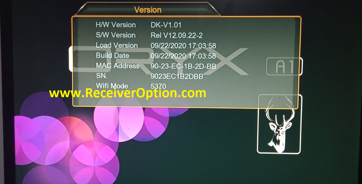 ORYX A1 1507G 1G 8M NEW SOFTWARE WITH HAHA IPTV & FACEBOOK LIVE OPTION ...