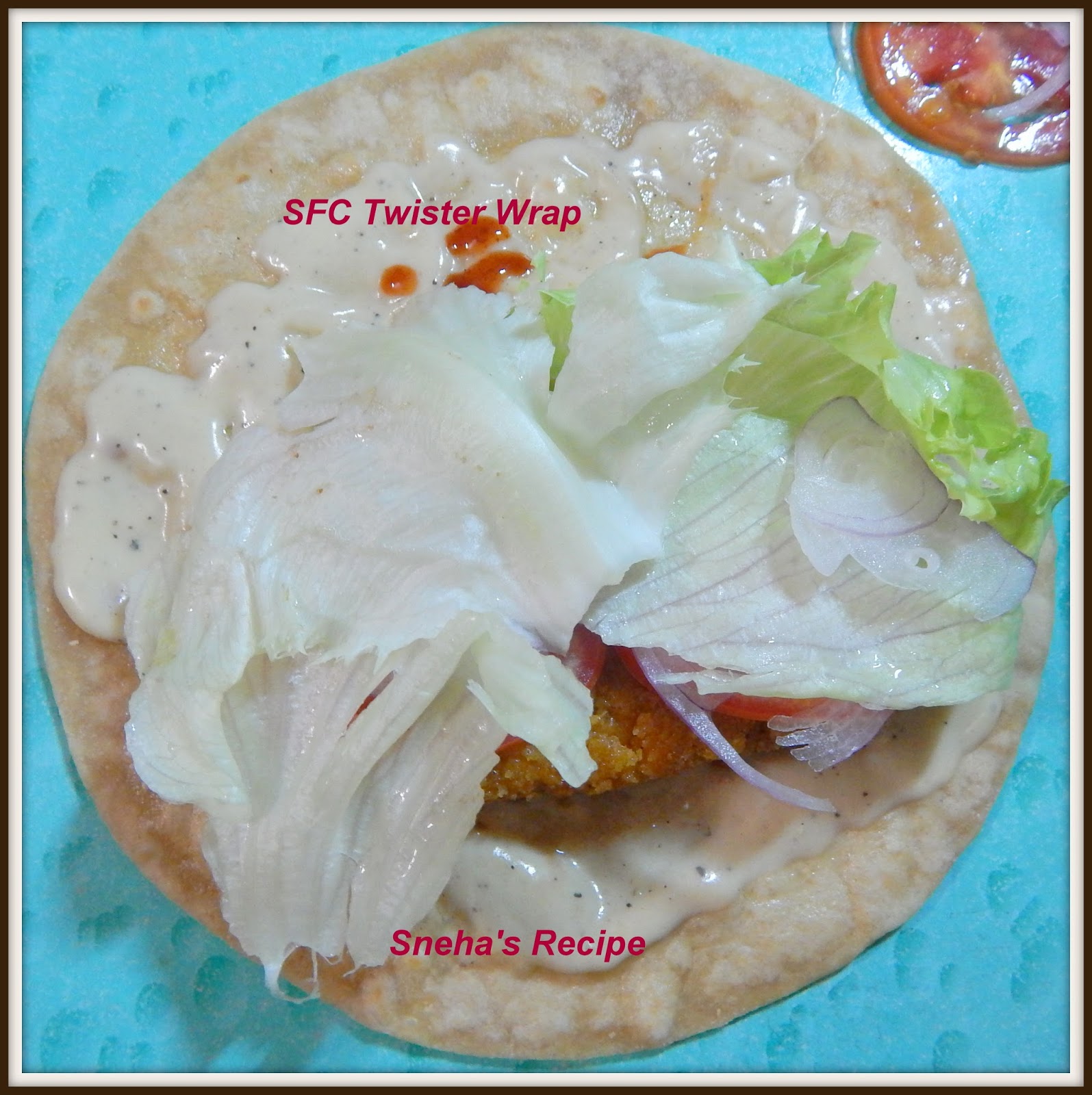 SFC Twister Wrap - Sneha's Recipe