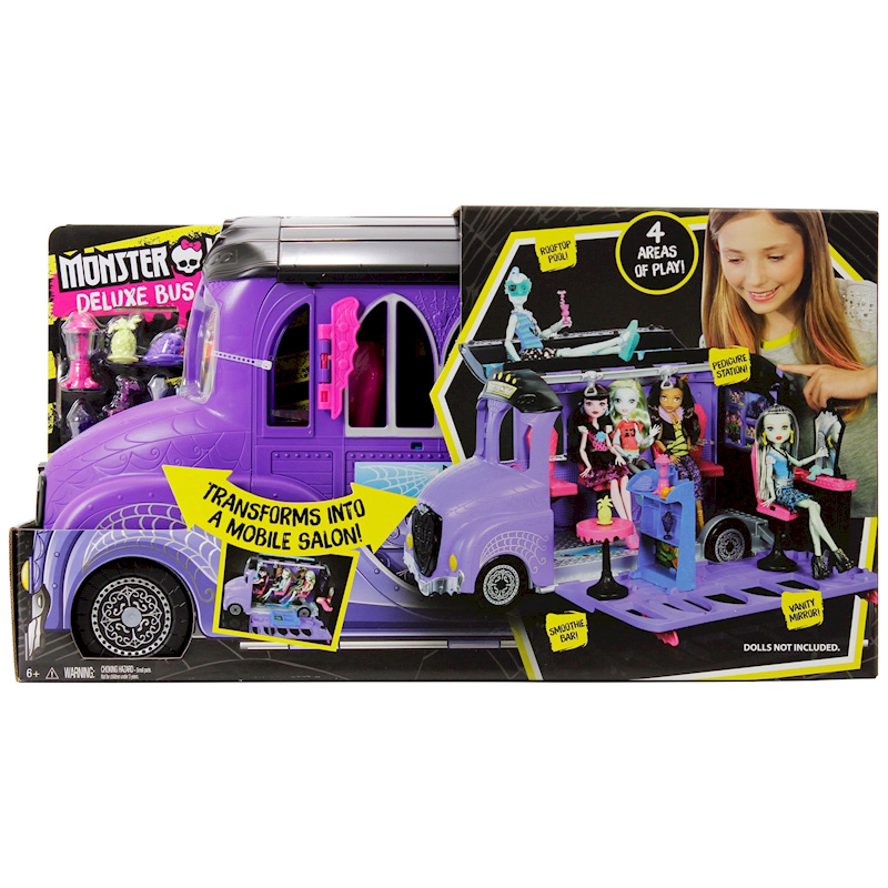 Monster High Deluxe Bus G2 Playsets Doll | MH Merch