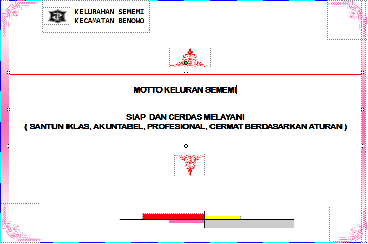 Kelurahan Sememi: Visi Misi