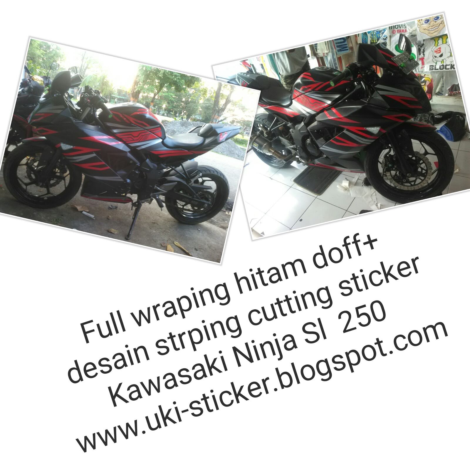 Tempat cutting sticker motor mobil di makassar: Hasil kerja Branding ...