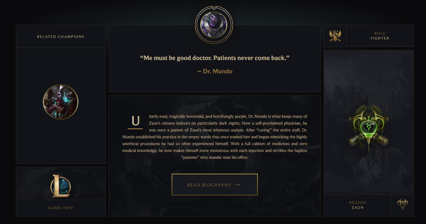 Surrender at 20: Champion Update: Dr. Mundo - Abilities Rundown ...