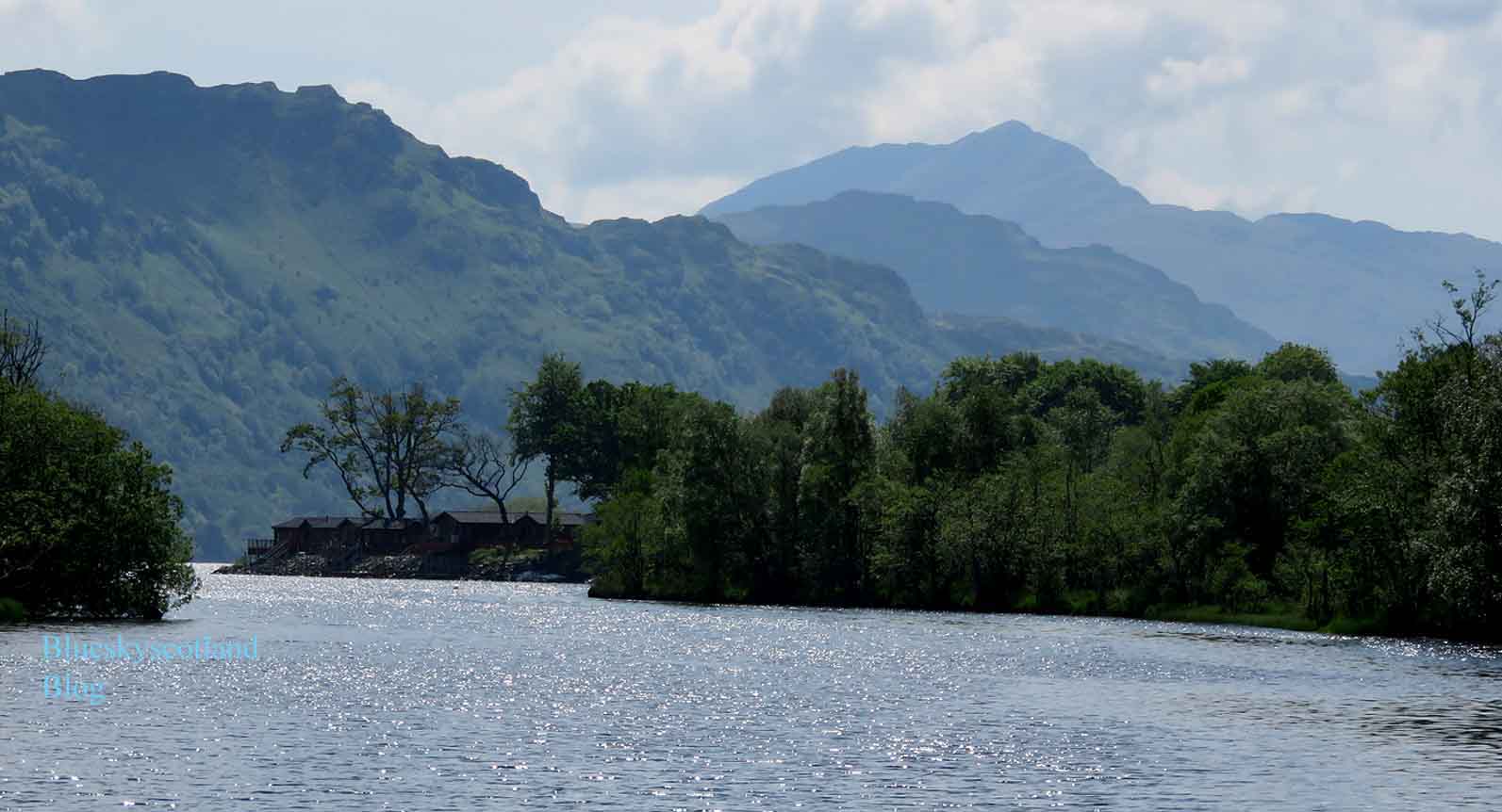 Alex and Bob`s Blue Sky Scotland: River Falloch. Ardlui. Loch Lomond ...
