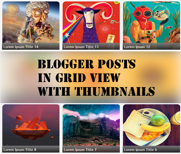 Membuat Tampilan Blogger Tulisan Bergaris Dengan Thumbnail - Rahasia Blog