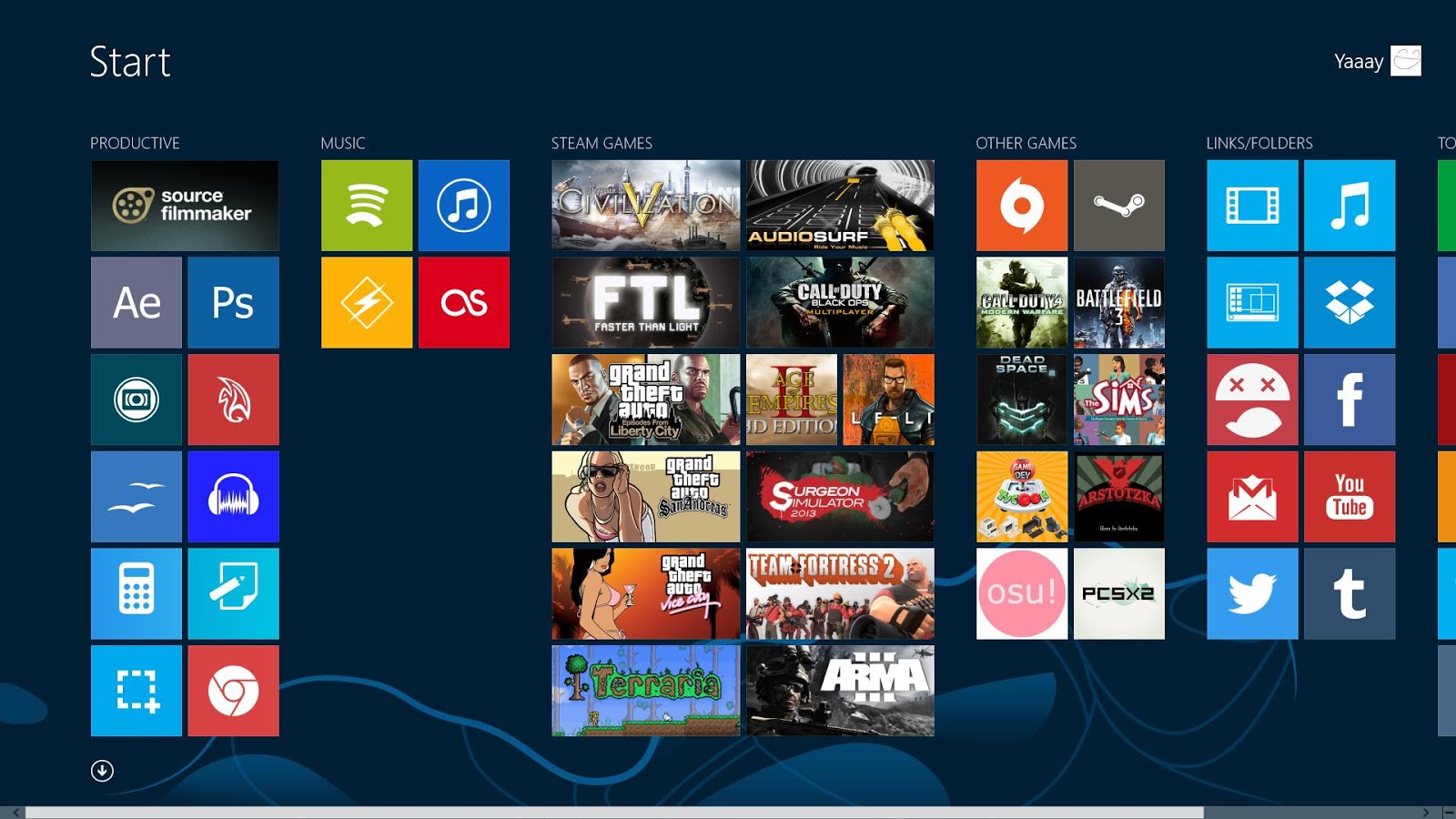 Windows 8 and 8.1 has a kind of inbuilt Game Launcher ~ ርվᏕ†ØறأʑДէﭐʘה ...