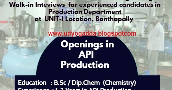 UDYOG ADDA: NEULAND LABORATORIES - Walk-In Interviews for Multiple Positions on 13th - 18th July ...