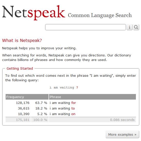 Technology World: Check Proper Word Usage : Netspeak