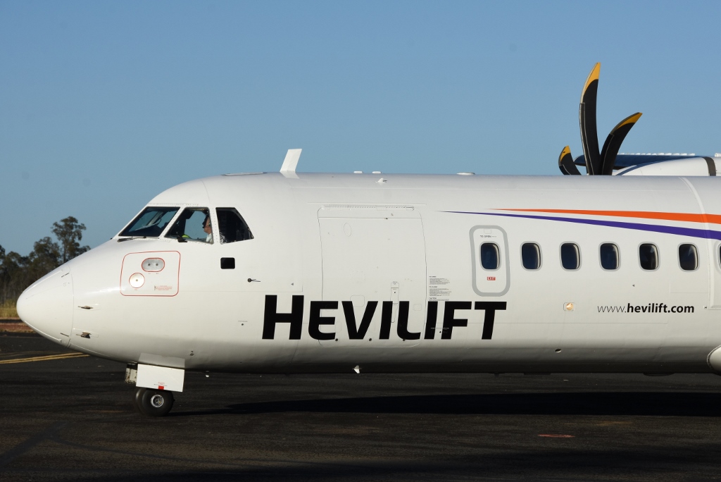 Central Queensland Plane Spotting: Hevilift Australia ATR 72-500 VH-FVH ...
